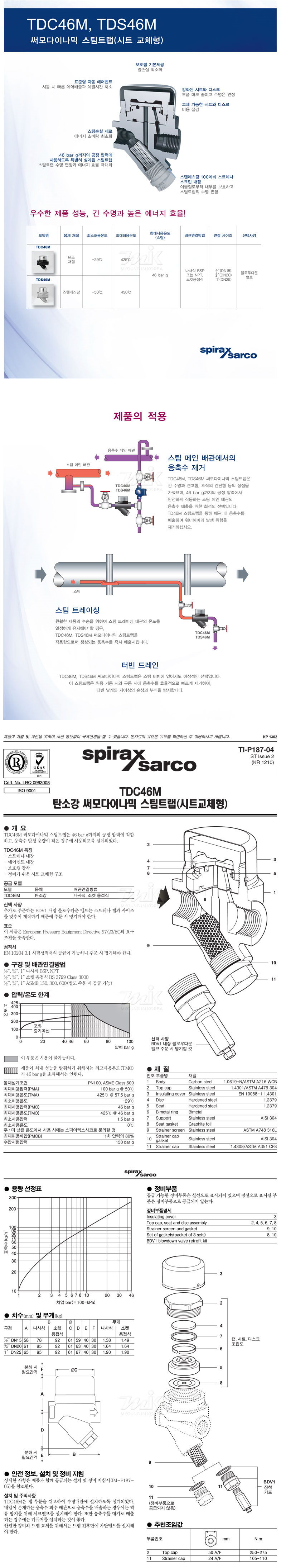 디스크트랩 TDC46M (S)